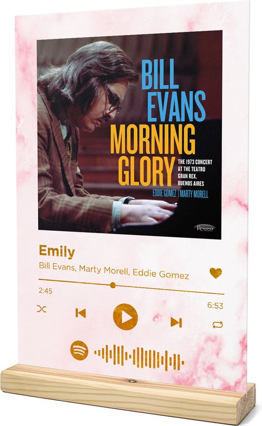 Songr Spotify Muziekbordje - Emily - Bill Evans, Marty Morell, Eddie ...