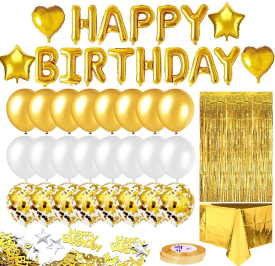 Ballonnen en Versiering - Happy Birthday - Verjaardag versiering ...