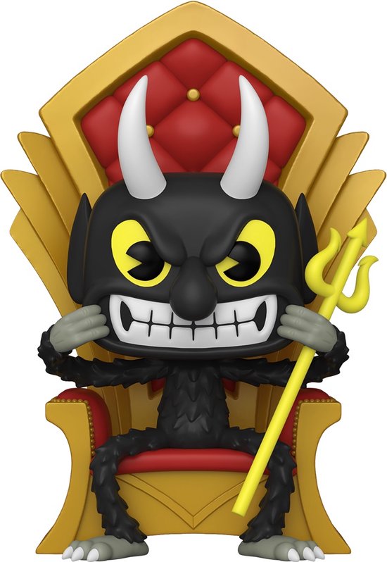 Funko Pop! Deluxe: Cuphead - Devil in Chair | bol.com