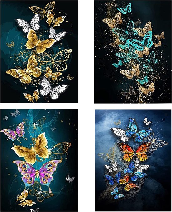 5D Diamond Painting Kit - zelf Diamond Painting Set Kleurrijk Paard, 5D ...