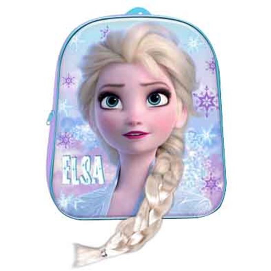 Frozen ELSA 3D Rugzak Rugtas met lange Vlecht 3-6 Jaar | bol
