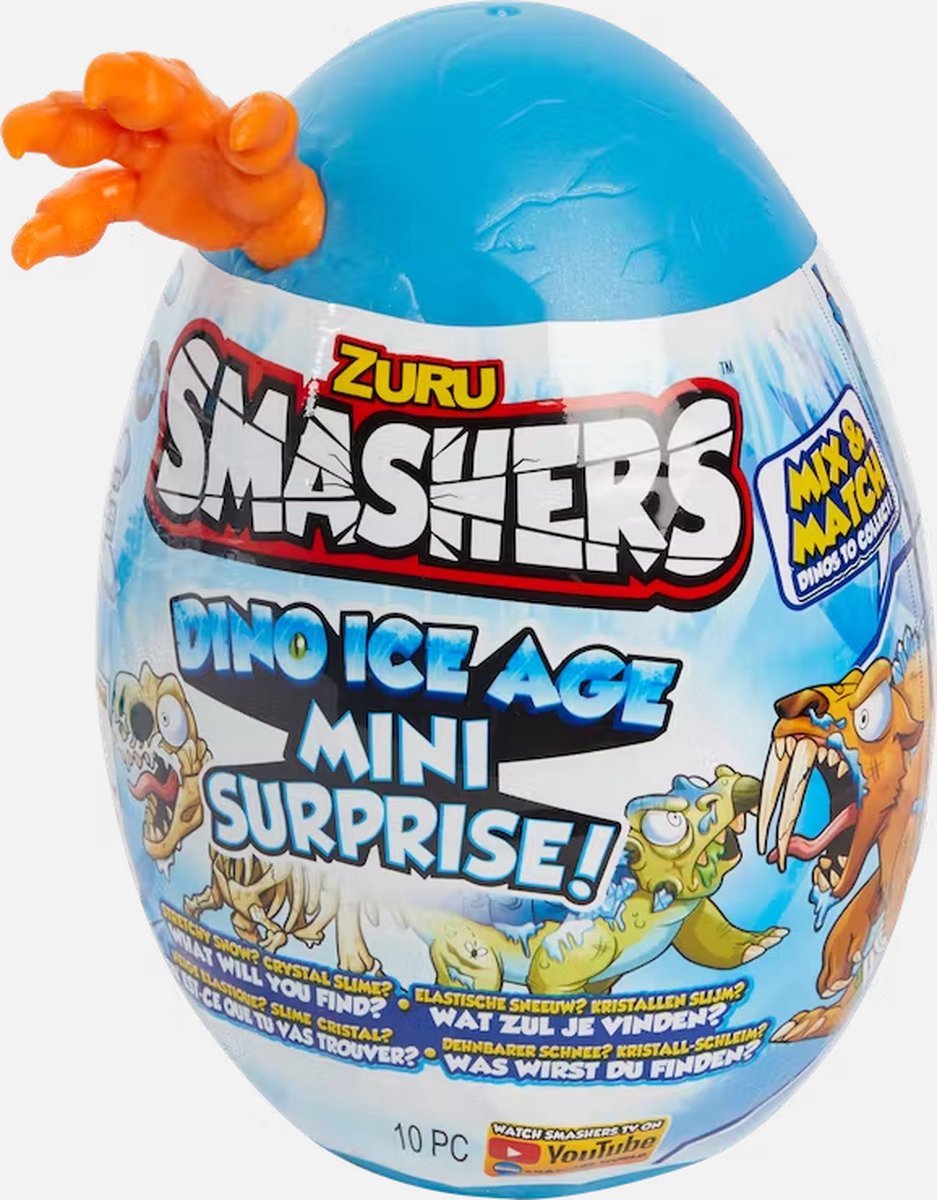 Zuru Smashers - Dino Ice Age - Mini Surprise 10 pc - verrassingsei | bol