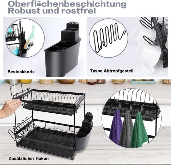 Keuken Afrdruiprek – Keuken Accessoires – Droogrek voor Afwas | bol