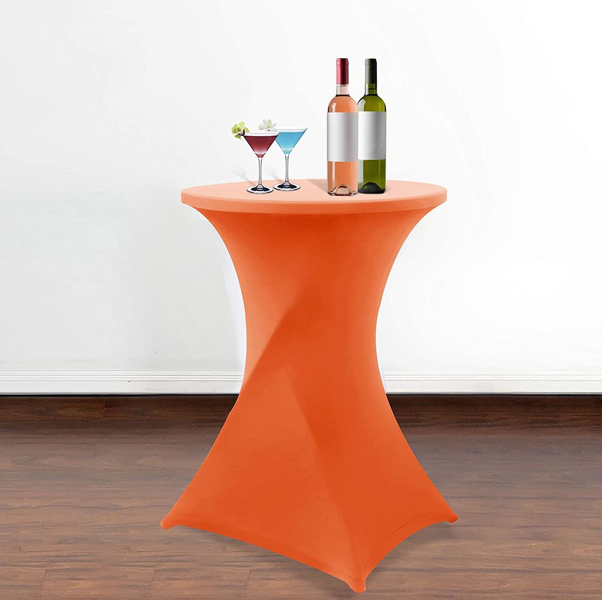 Statafel Hoes Set Van 2 - Statafelrok - Feestje - Ø 80 x 110 cm - van Heble® *** | bol.com