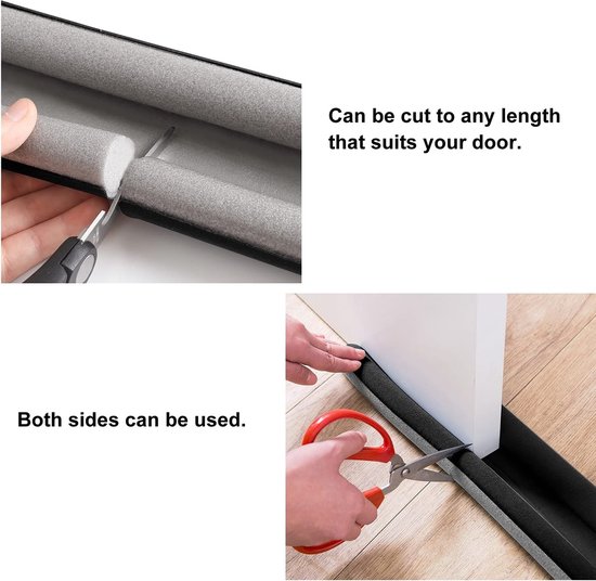 Deurafdichting tochtstrip voor deuren – tochtstopper - Tochtband voor ...