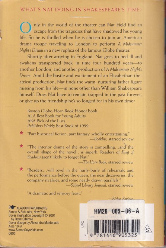 King Of Shadows | 9781416905325 | Susan Cooper | Boeken | bol