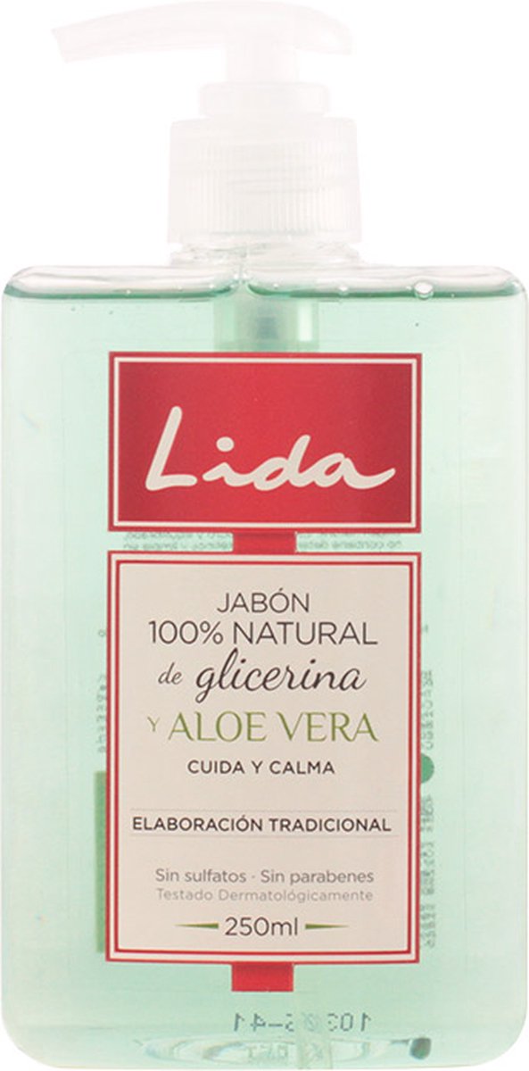 Lida Jabón 100% Natural Manos Glicerina Y Aloe Vera 250 Ml | bol.com