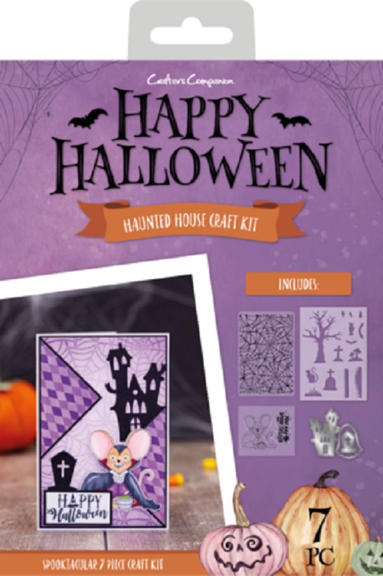 Crafter's Companion - Happy Halloween Craft Kit Haunted House (HAH-HAH ...