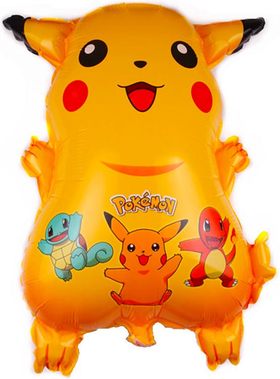OGS Pokemon Pikachu charmander squirtle Ballon Folie Helium Ballon ...