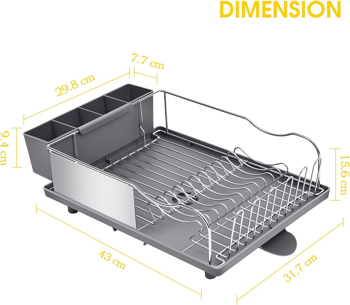 Keuken Afrdruiprek – Keuken Accessoires – Droogrek voor Afwas | bol.com