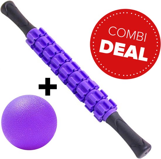 Usefull4life - FITNESS SET - 2 producten - sport- Triggerpoint bal paars - paarse... | bol.com