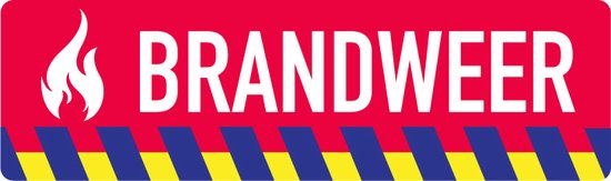 Sticker - Brandweer - 40x13cm | bol
