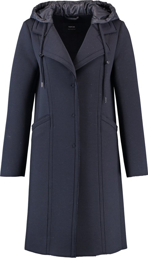 TAIFUN Dames Korte mantel met capuchon | bol.com