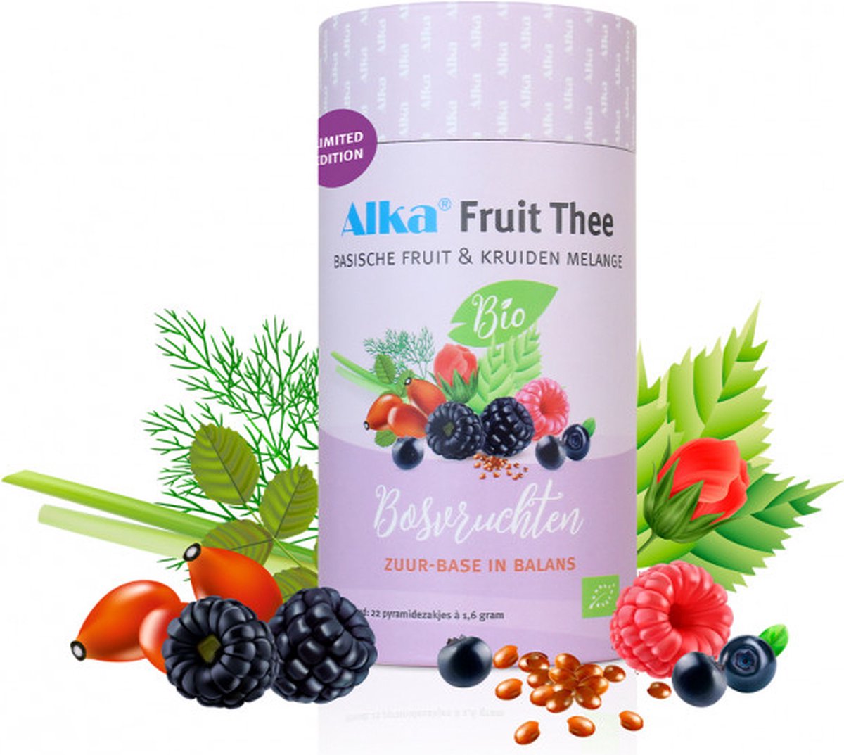 Alka® Fruit Thee: Basische Fruit & Kruiden Melange - Bosvruchten | bol.com