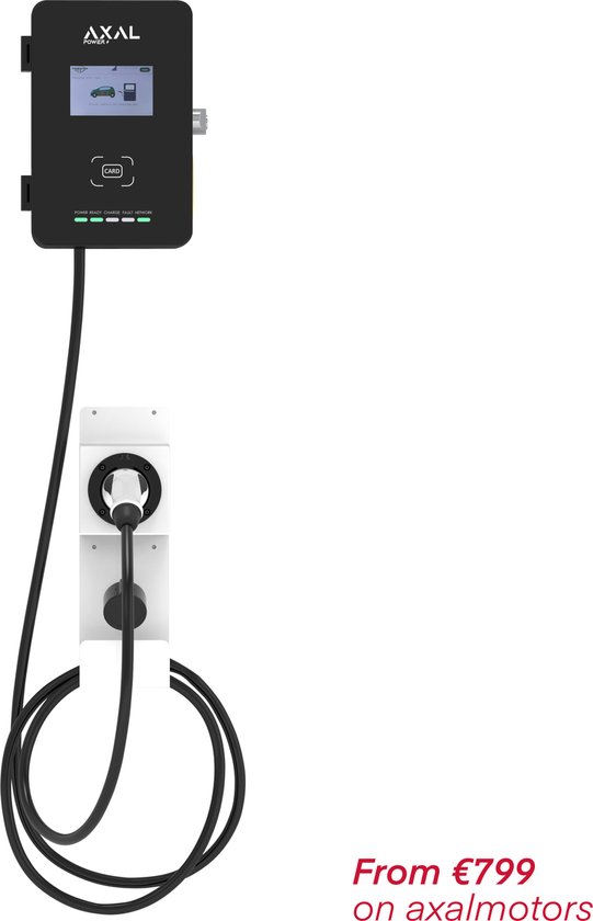 AXAL Power - AC003 22kW Commerciële Wallbox - AC auto laadpaal - 22 kW ...