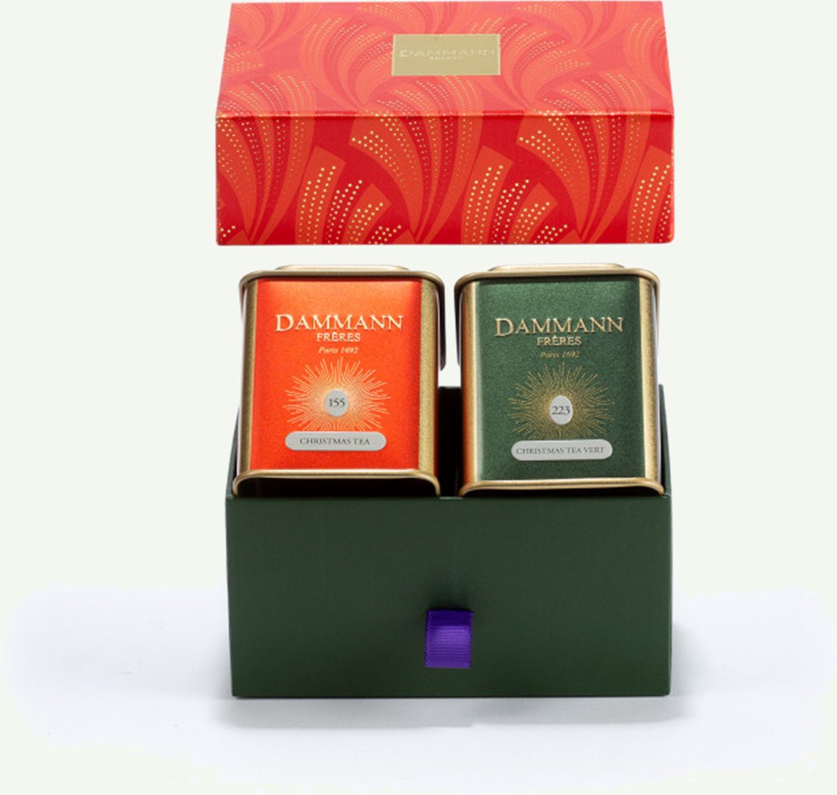 Dammann Frères - Coffret cadeau "Happy Fêtes" 80gr - Thé de Noël ...