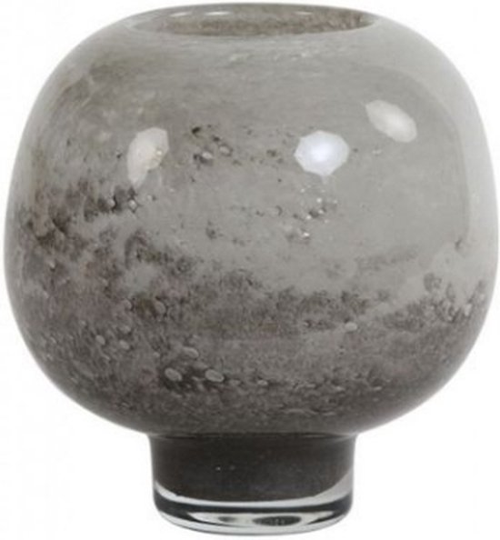 Light & Living windlicht Elia M - glas - Grijs - 16 x 17 x 16 cm (BxHxD ...