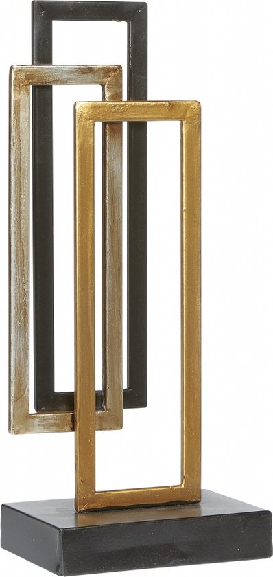 Woonexpress - Deco Beeld Blokken Multi - Metaal Multi - 36x16x10cm ...