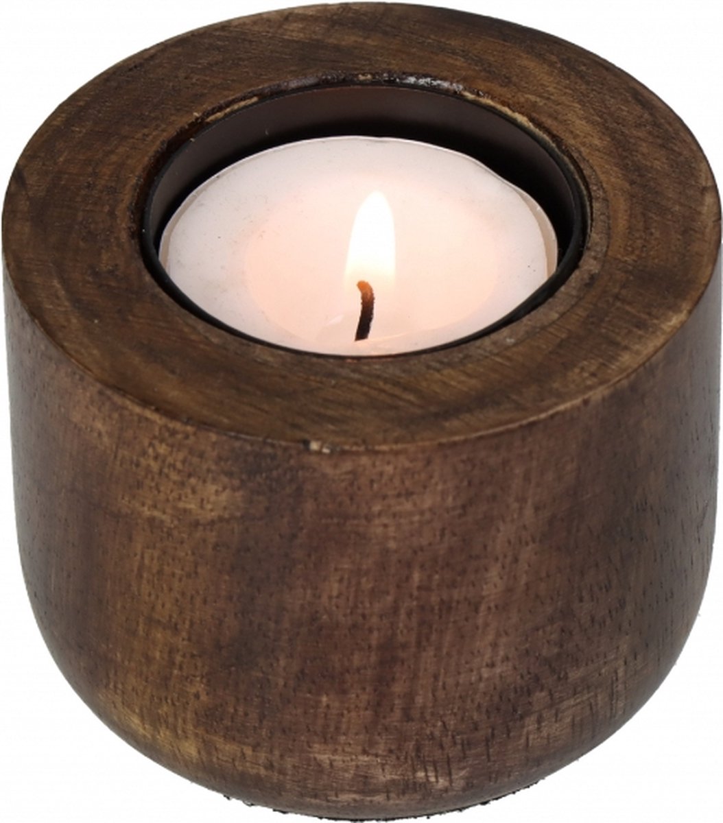 Sfeerlicht Boom - Hout - Bruin - 7 x 5 cm (Breedte x Hoogte) | bol.com