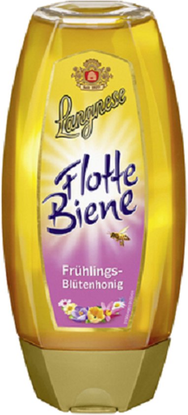 Langnese Fleet Bee Lentebloesem Honing vloeibaar 8 x 500 g flesjes ...