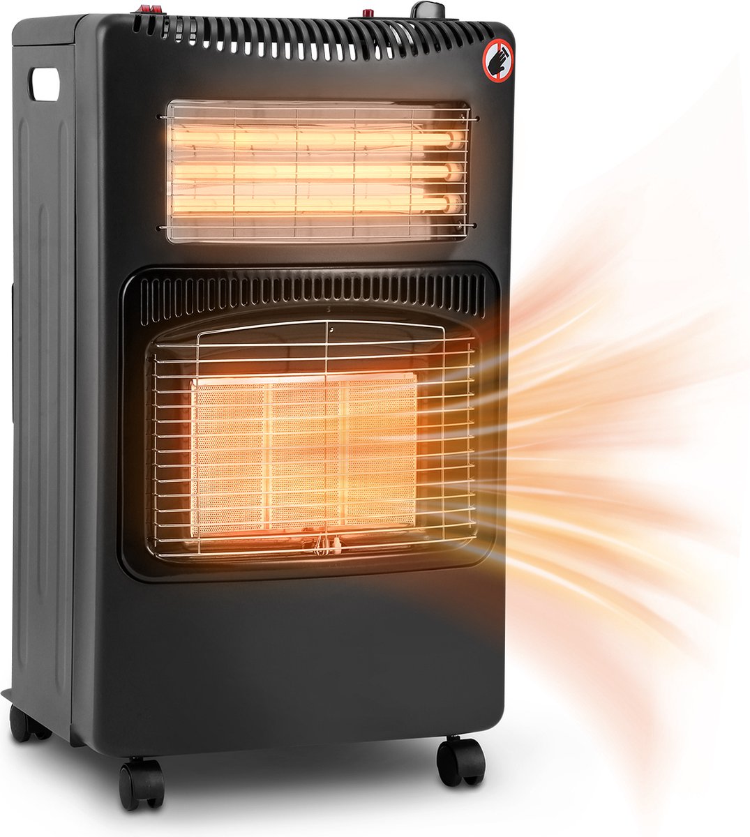 Mobiele infrarood gasverwarming Gaskachel Elektrische Kachel 3 Standen ...