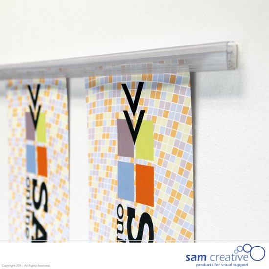 Zelfklevende Poster Strip Transparant A4 210mm Set 10 stuks ...