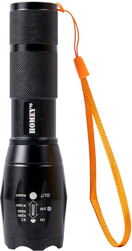 Homey's Mel zaklamp LED oplaadbaar - 150 lumen - waterbestendig IP55 | bol