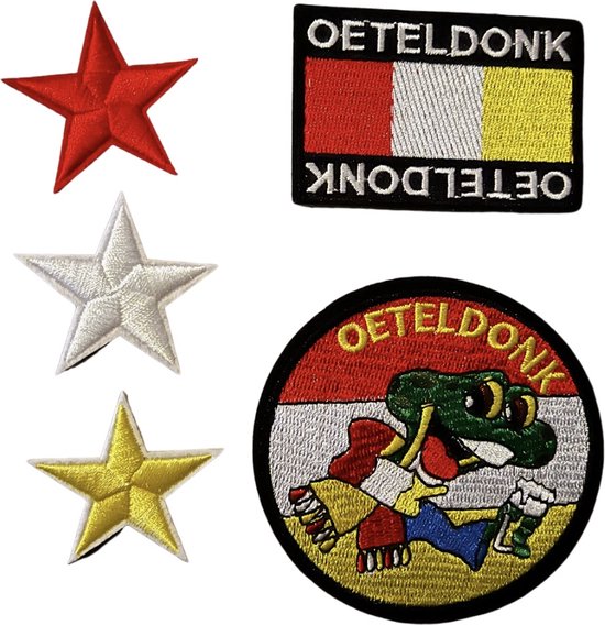 Carnaval Oeteldonk embleem - patch - patches - stof & strijk applicatie ...