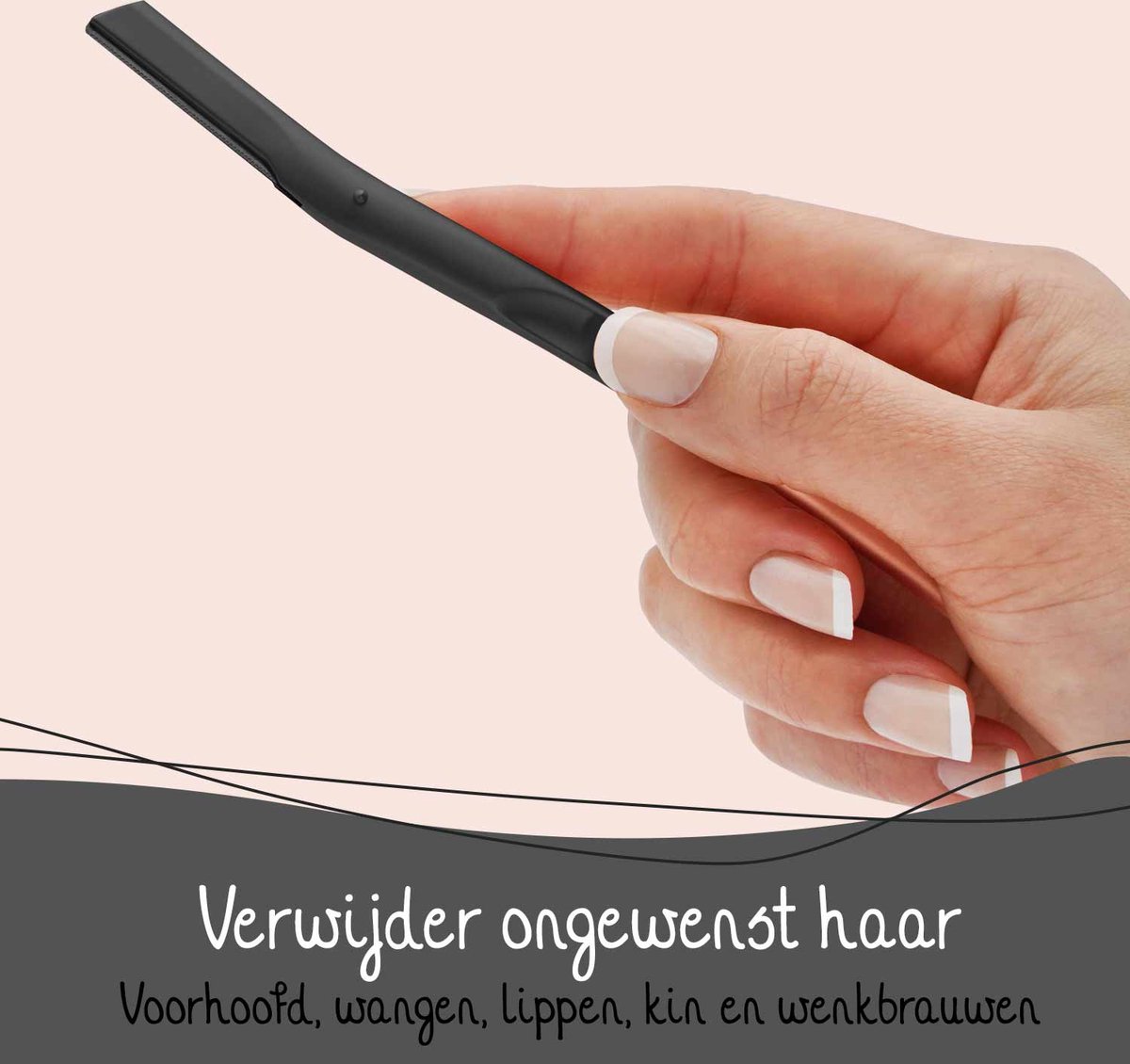 Bamboozy Metalen Dermaplaning 6x Diep Zwart Unisex Wenkbrauw ...