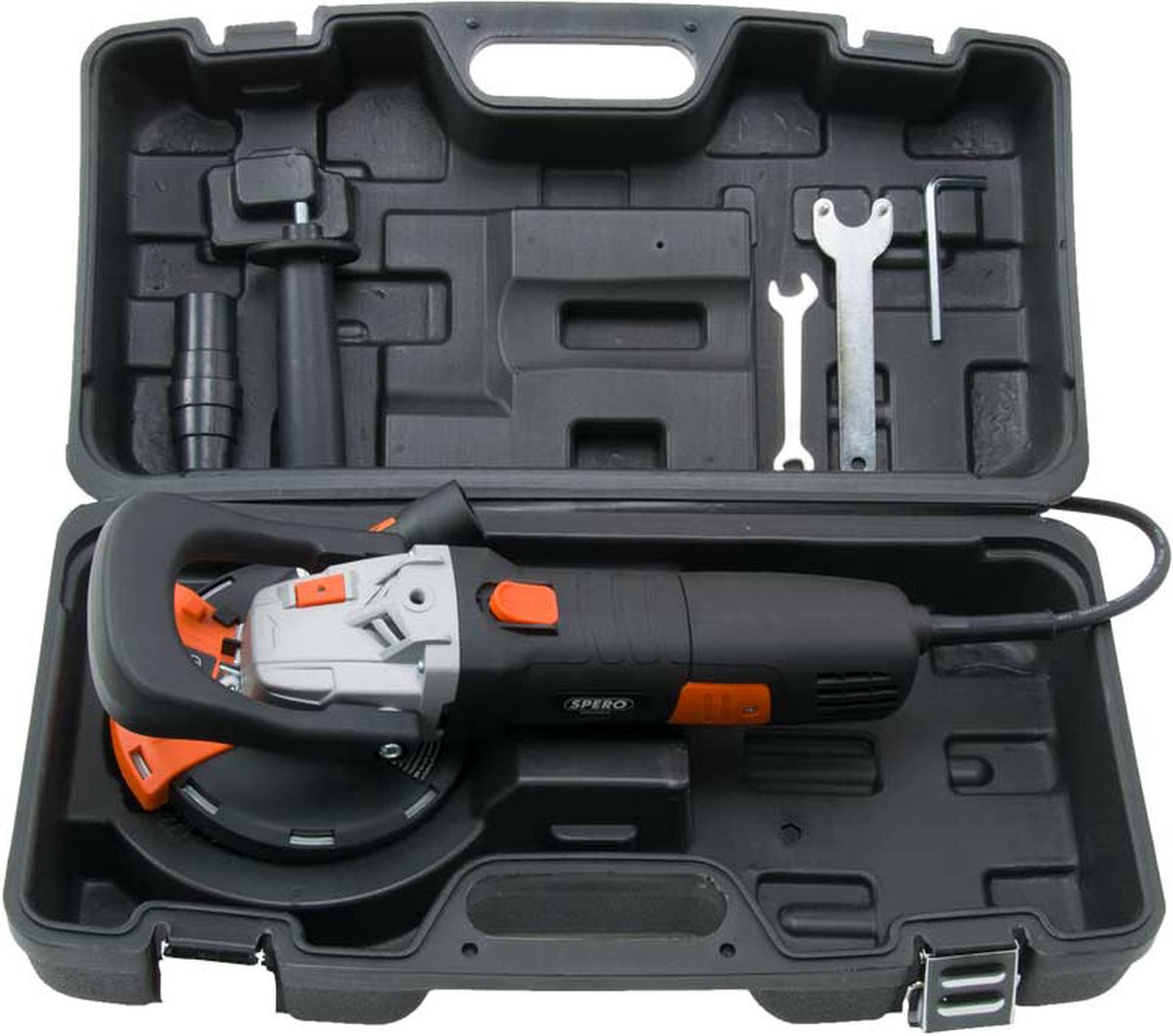 125mm Betonslijper 1400Watt + stofkap Verschuifbare neus - Inclusief ...