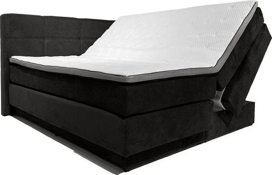 Bommel & Bach - Opbergboxspring Ehrwald - 180 x 200 cm - Antraciet | bol.com