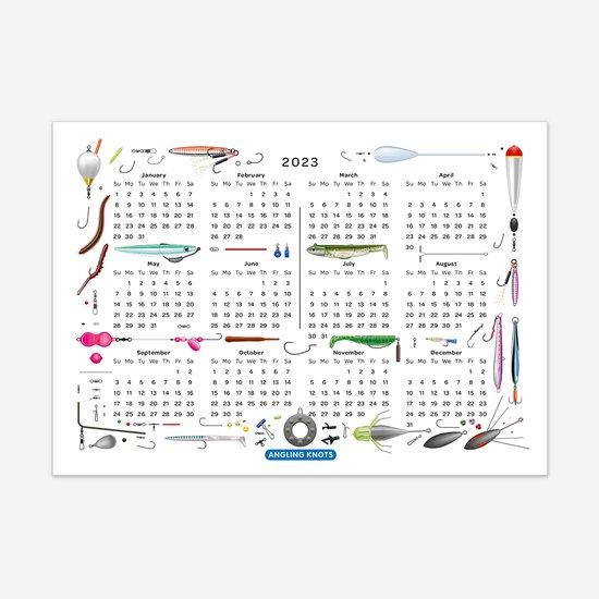 Koelkastmagneet Zeevissen Kalender 2023 | bol.com