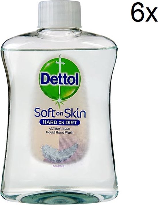 Dettol Soft on Skin - Handzeep - Navulling - Sensitive - 6 x 250ml ...