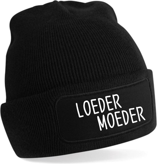 Beechfield muts - Loedermoeder - Warme beanie voor dames - 100% poly ...