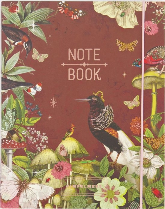 Pimpelmees notebook A5 - marron | bol