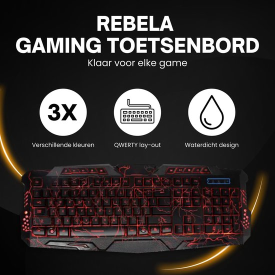 Rebela | Gaming Mechanical Keyboard | QWERTY | xbox One | ps4 | PC ...