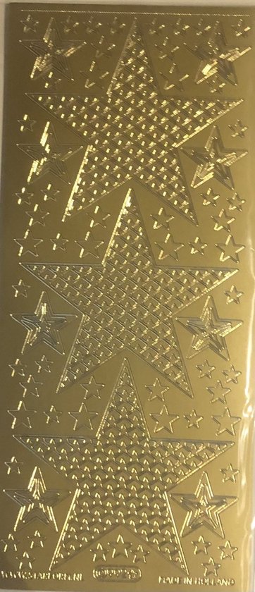 Starform Outline Sticker, Goud, 992 | bol