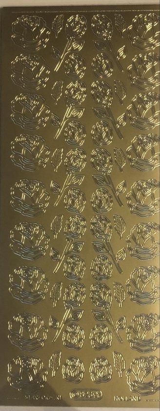 Starform Outline Sticker, Goud, 823 | bol