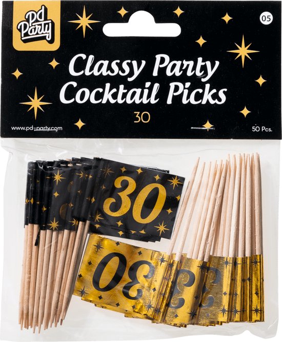 Classy party cocktail picks - 30 | bol