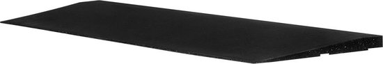 Rubber rand sportvloer 'Pure Black' - Vloeren tegels - 100x25 cm - 20 ...