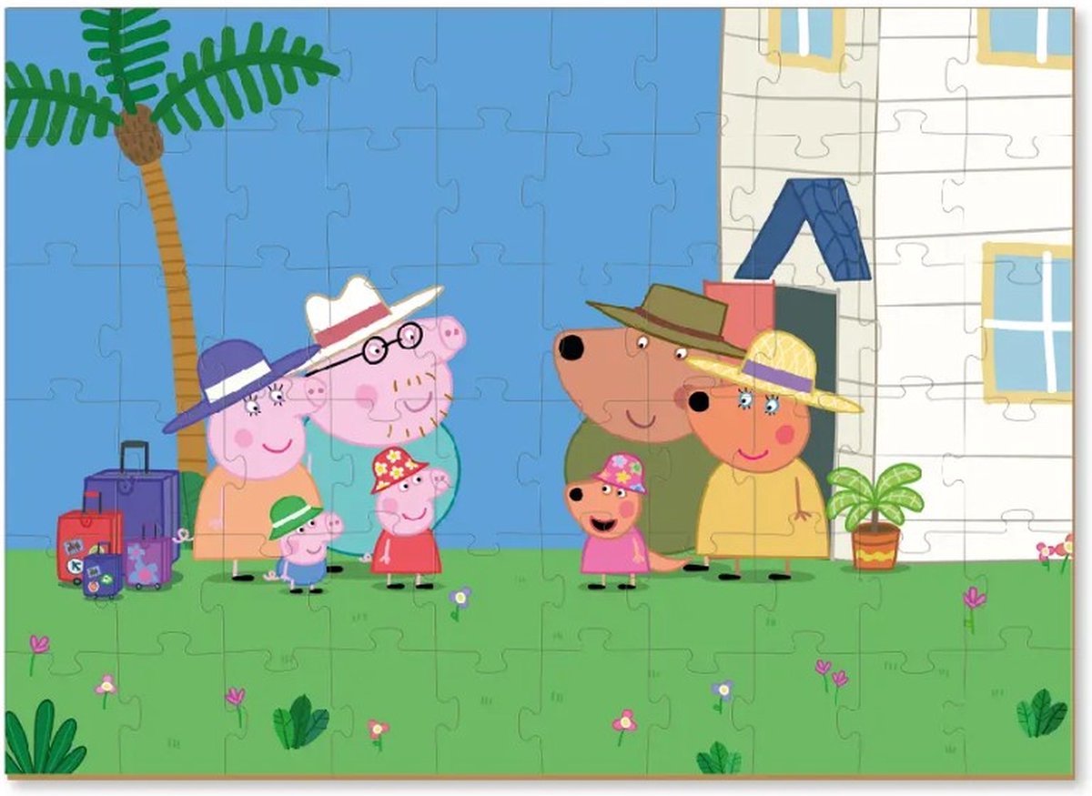 DODO Toys - Peppa Pig Puzzel 2-in-1 met Mommy Speelfiguur 4+ - 60 ...