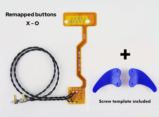 XQGaming PS5 DualSense Remap Modchip + Shark Paddles Blauw - Knoppen X ...