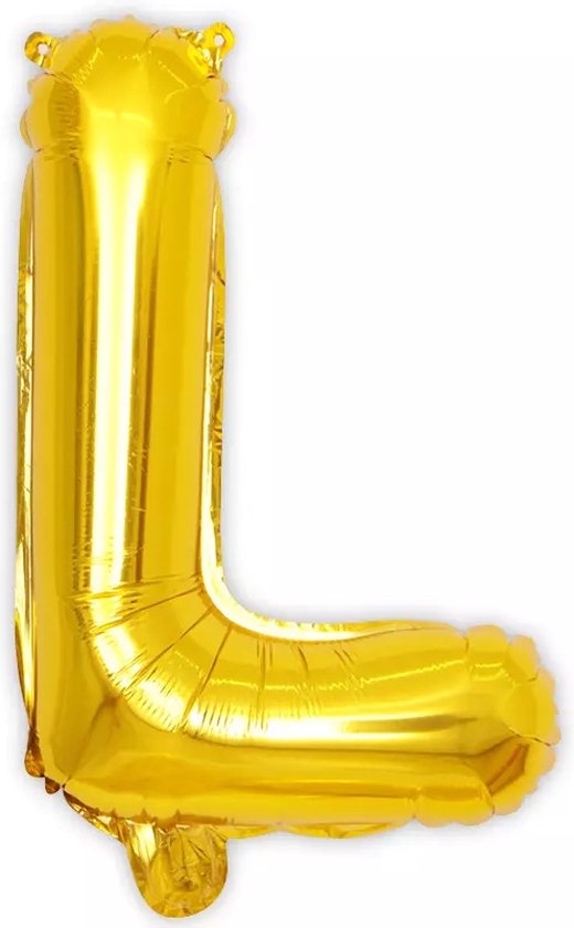 Ballonnen - Goud - Letter L - 40cm | bol.com