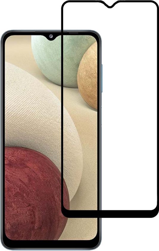 Smartphonica Samsung Galaxy A12 full cover tempered glass screenprotector van gehard... | bol