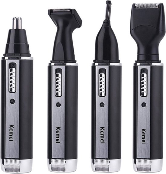 Kemei - 4 in-1 Neustrimmer - Baardtrimmer - Oor & wenkbrauw trimmer | bol