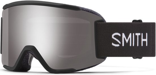 Smith Squad S goggle Black / chromapop sun platinum mirror (met extra ...