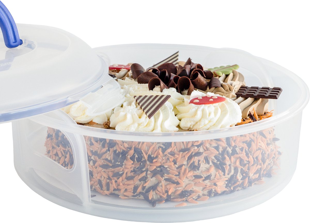 Lock&Lock Taartdoos - Cupcake doos - Bewaardoos met deksel - Ø32cm ...