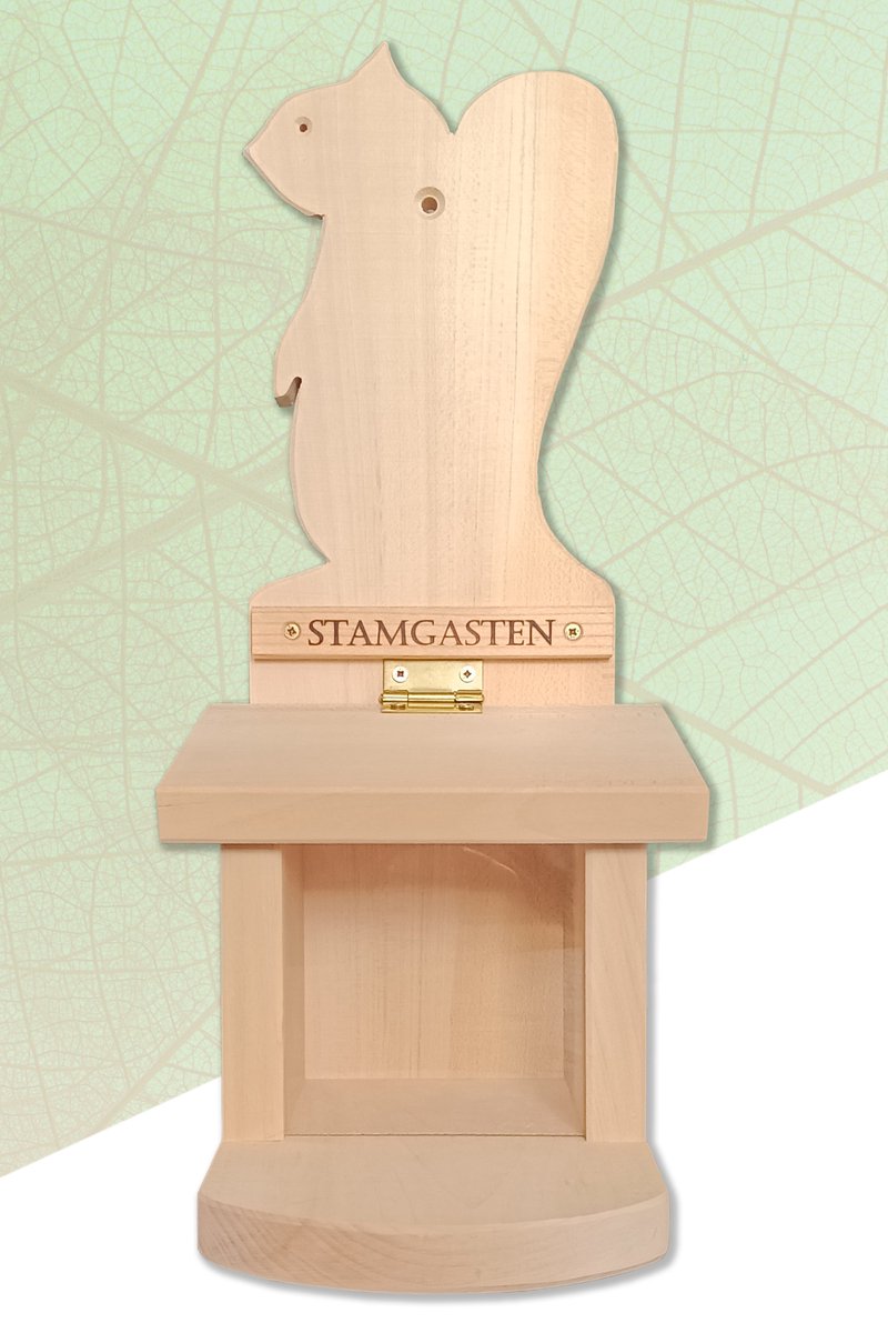 Dokkodo - Eekhoorn Voederhuisje Stamgasten - Uniek Eekhoornvoederhuisje ...