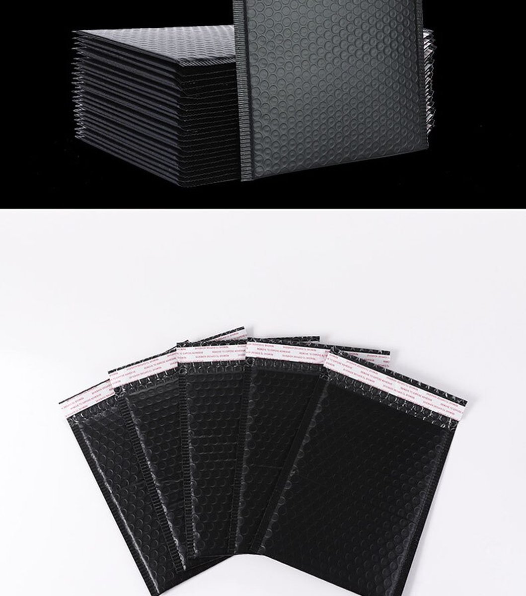 Zwarte Enveloppen - Bubbelenveloppen - Bubbel Enveloppen - Enveloppen ...