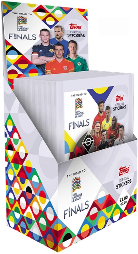 Topps The Road To Nations League Sticker Collection - Booster Box ...